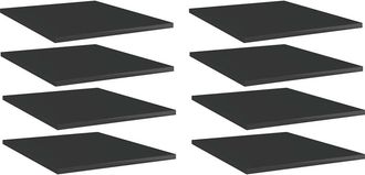 Generic 4X B&uuml;cherregal, Brett Wandboard, Wandregal Regal, Regalboden Wand, Board Ablage, H&auml;ngeregal, Schweberegal, Holzwerkstoff (Wei&szlig; 40x10x1,5cm) (40 x 50 x