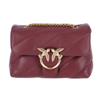 Pinko Love Mini Puff Nappa-Ledertasche - - Bags - Damen - Rot - ONE SIZE