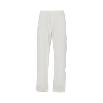 Emporio Armani Interlock jersey pants Man XS