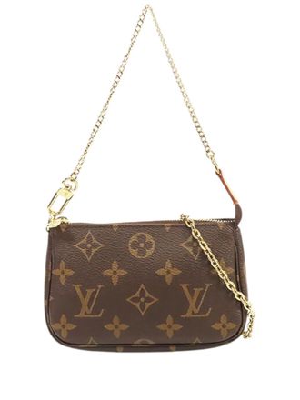 Louis Vuitton mini sac &agrave; main Monogram Pochette Accessoires pre-owned (2022) - Marron