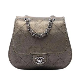 Chanel Sac bandouli&egrave;re mini matelass&eacute; Pre-owned - Femme - Pre-owned - Brun - Taille: ONE Size