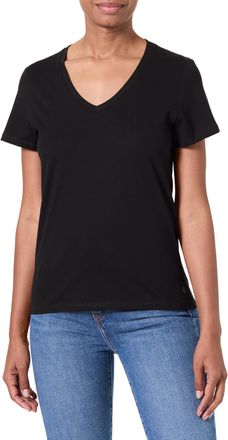 Petit Bateau Damen Kurzärmeliges T-shirt, Schwarz Black, S