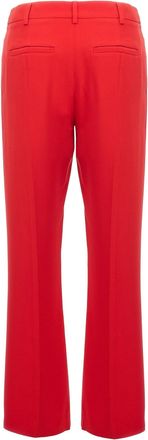 Valentino Garavani Silk Cady Trousers - Red
