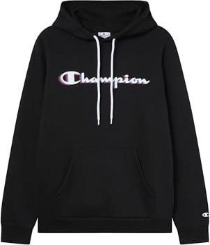 Champion Legacy Man - Sweat à Capuche avec Grand Logo pour Homme, Noir, M, Noir (Kk001), M