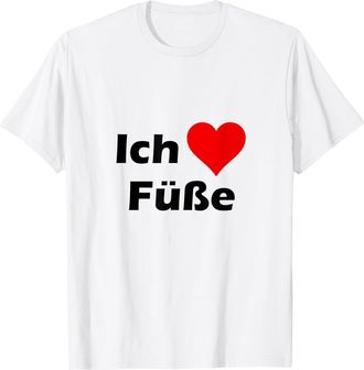 Hello Kitty Ich Liebe Füße - Lustiges Design T-Shirt