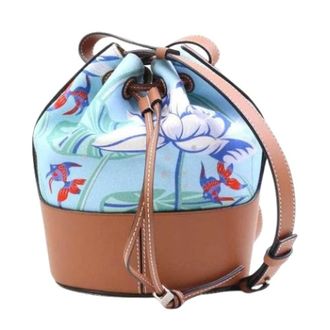Loewe Sac Seau en Toile Pre-owned - Femme - Pre-owned - Bleu - Taille: ONE Size