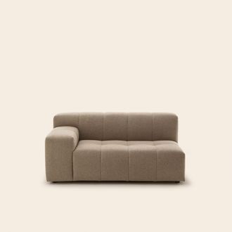 Madura Canap&eacute; Modulable Accoudoir G Uberto Glory taupe - MARRON