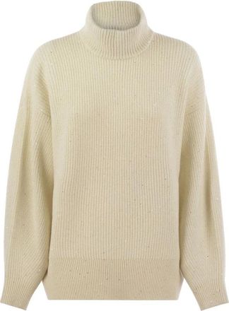 Brunello Cucinelli Homme, Pulls, Beige, Taille: XS Turtleneck