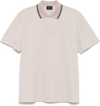 Brioni Logo-embroidered Polo Shirt