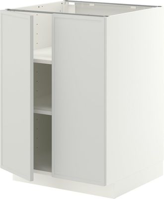IKEA METOD Unterschrank m B&ouml;den/2T&uuml;ren