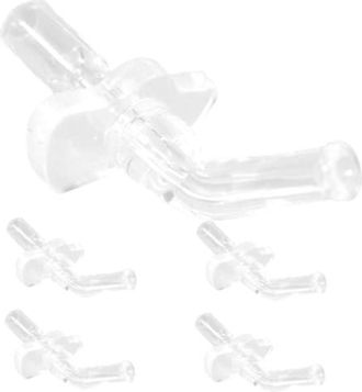 Cabilock 5 Pi&egrave;ces Pailles &agrave; Boire R&eacute;utilisables,en silicone et brosse de nettoyage, Gourde Pailles De Rechange Pour Deau Claires Di Ricambio Per Bottiglia In A