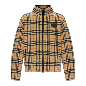 Burberry Homme, Vestes, Multicolore, Taille: L Veste avec un motif &agrave; carreaux distinctif