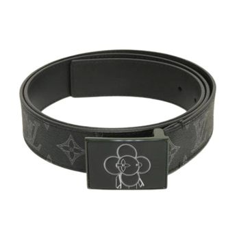 Louis Vuitton Ceinture Pre-owned Metropole Vivienne Monogram - Femme - Pre-owned - Noir - Taille: ONE Size