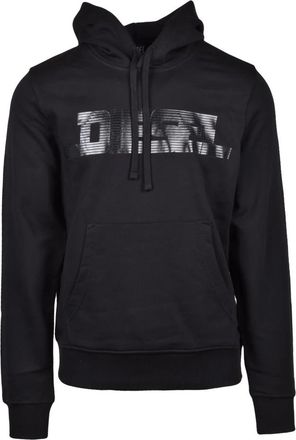 Diesel Homme, Sweatshirts et sweats &agrave; capuche, Noir, Taille: XL Felpa cappuccio