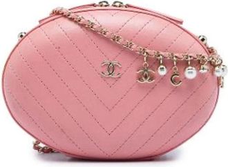 Chanel Sac bandouli&egrave;re vintage doccasion - Femme - Pre-owned - Rose - Taille: ONE Size
