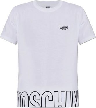 Moschino T-shirt avec logo imprim&eacute; - Homme - Tops - Blanc - Taille: 2XL