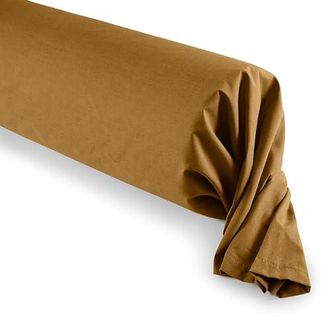 Univers D&eacute;cor Taie de traversin Pr&eacute;mium 45 x 185 cm (Caramel, Taie de traversin 45 x 185 cm)