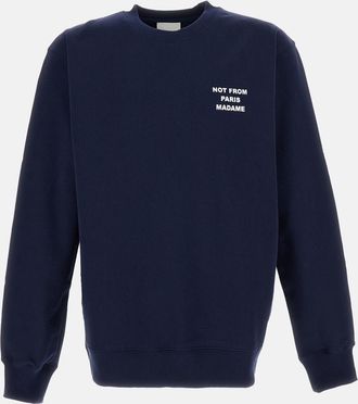 Dr&ocirc;le de Monsieur Slogan Sweatshirt Mit Rundhalsausschnitt