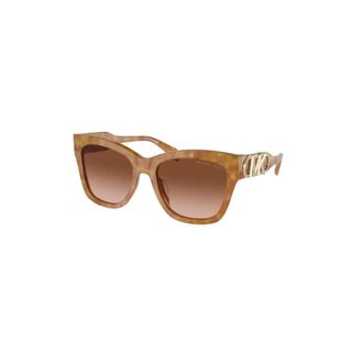 Michael Kors Femme, Accessoires, Brun, Taille: ONE Size Lunettes de soleil &agrave; monture en ac&eacute;tate