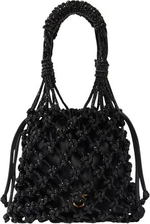 Pinko Pinko - Sac seau nou&eacute; - Femme - Sacs - Noir - Taille: ONE Size