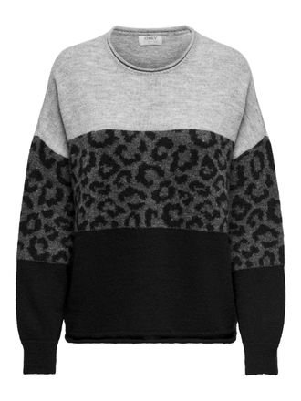 Only ONLJADE Animal LS O-Neck NOOS KNT