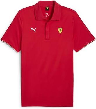 Puma Polo Cloudspun Race Scuderia Ferrari HP Homme L Rosso Corsa Red