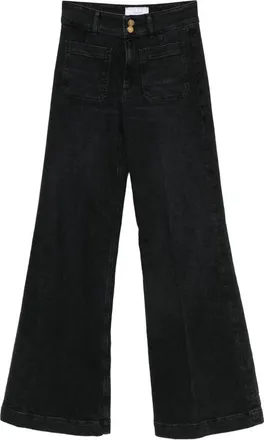 Seafarer Patch-pocket Wide-leg Jeans