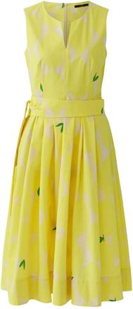 Oui Femme, Robes, Jaune, Taille: 36 FR Tunique Robe Midi