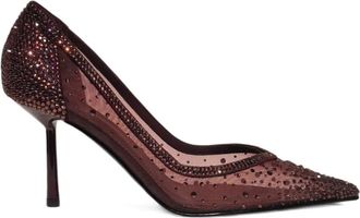 Le Silla Verzierte Nicole Stiletto-Pumps 90mm - Braun