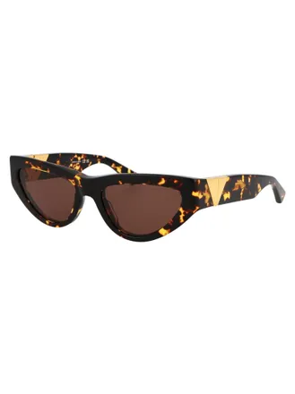 Bottega Veneta Womens Sunglasses Bv1176s Havana Brown Acetate