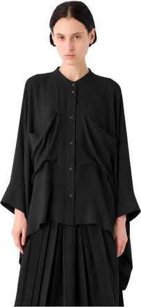 Meimeij Chemise Kimono Large - Femme - Blouses et Chemises - Noir - Taille: 34 FR