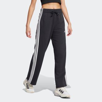 adidas Sporthose ADIDAS SPORTSWEAR W 3S FT OH PT, Damen, Gr. XXL, N-Gr, schwarz, wei&szlig;, Obermaterial: 55% Baumwolle, 36% Polyester, 9% Viskose, Hosen Sporthos