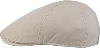 LIPODO Casquette Washed Cotton Homme - en Coton Gavroche avec Visiere Ete Printemps-ete - L (57-58 cm) Gris Clair
