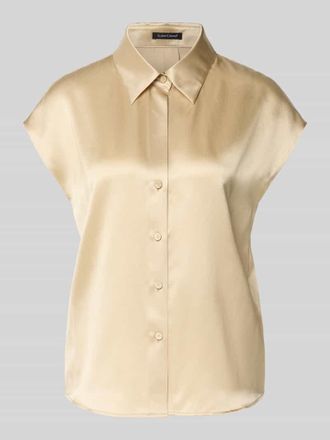 Luisa Cerano Regular Fit Bluse aus Seide mit Knopfleiste
