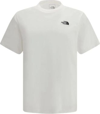 The North Face Homme, Tops, Blanc, Taille: S Maglia girocollo logo