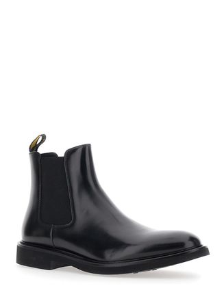 Doucal's Mens Ankle Boots Genova Horsebit Black Calf Leather