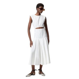 Pinko Pinko, Femme, Robes, Blanc, Taille: 34 FR Suzzara Midi Dress