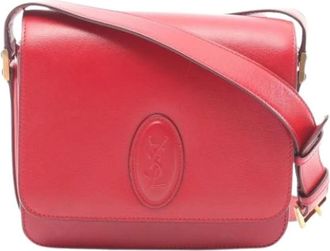 Saint Laurent Sac bandouli&egrave;re vintage Pre-owned - Femme - Pre-owned - Rouge - Taille: ONE Size