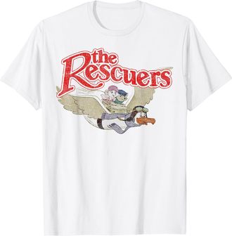 Disney The Rescuers Down Under Group Shot Title Logo T-Shirt