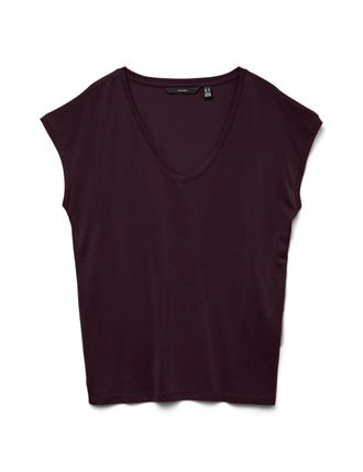 Vero Moda VMFILLI SS V-Neck Tee GA NOOS