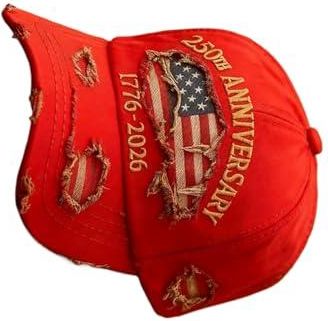 Generico Chapeau Drapeau USA - Comm&eacute;morative 1776-2026,Chapeau de Baseball USA,pour V&eacute;t&eacute;rans Sports De Plein Air 4 Juillet Memorial Day F&ecirc;te Ind&eacute;pendance Campi