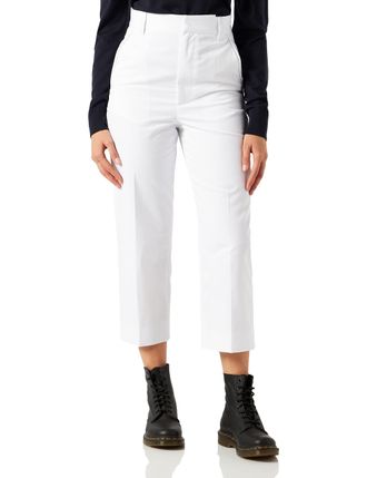 Just Cavalli Damen Pantalone Hose, 100 Optical White, 42