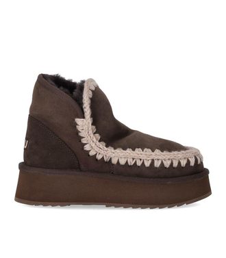 Mou BOTTINE MINI ESKIMO PLATFORM MOCHA MOU
