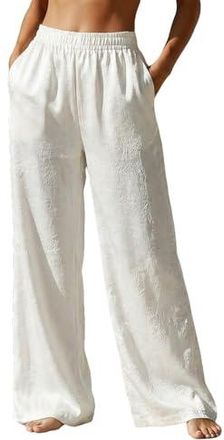 Generic Jeans Large Noir Femme Leggings Grande Rouge Personne D&eacute;contract&eacute; Safari Blazer Tencel Confort Fin Fashion Trompette Jogg Danse Ligne Trapeze Entraine