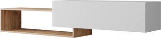 Mirjan24 TV Lowboard Inlasa, Grifflose Öffnen, eine Klappe/Tür mit Gasdruckfedern, TV Board Sideboard, Unterschrank, Fernsehschrank, TV Tisch, Fernsehtisch (Wo