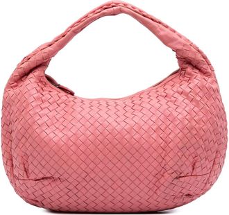 Bottega Veneta 2010 mittelgroße Intrecciato Belly Tasche aus Nappaleder - Rosa
