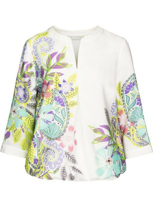 bianca Druckbluse ANRA mit floralem Print
