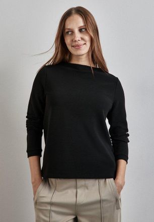 Street One Langarmshirt mit feinem Streifenmuster