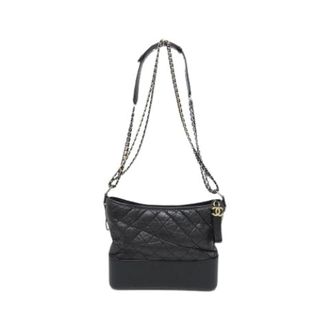 Chanel Pre-owned Gabrielle Calf Shoulder Bag - Femme - Pre-owned - Noir - Taille: ONE Size