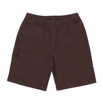 Iuter Braune Jogger Shorts Elastischer Bund Taschen - - Shorts - Herren - Braun - S